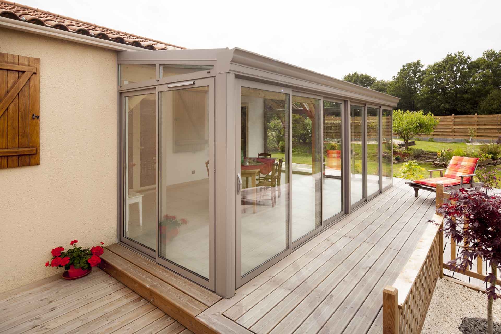 Véranda sable - Ambiance Vérandas